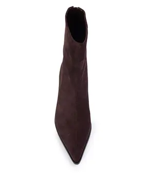 BLACK SUEDE STUDIO Pointed Toe Ankle Boots