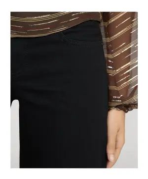 FRAME Le Slim Palazzo Jeans - Black
