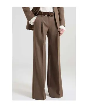 Ermanno Scervino Palazzo Trousers In Fresco Wool