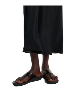 THE ROW Silk Crêpe De Chine Midi Skirt