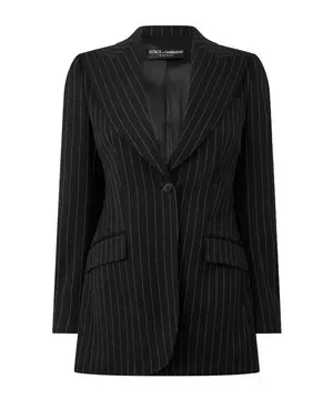 Dolce & Gabbana Singlebutton Pinstripe Blazer