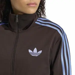 ADIDAS ORIGINALS Stand Collar Zip-up Track Jacket With Embroidered Logo And 3-stripes
