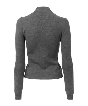 Gucci Mockneck Fitted Knit Sweater