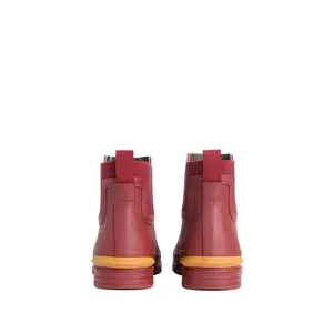 Barbour Chelsea Short Rain Boots - Red