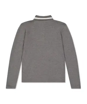 Dolce & Gabbana Long-sleeve Polo Shirt With Crest Embroidery