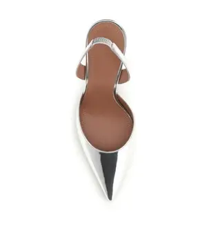 Amina Muaddi Pointed-toe High-heeled Sandals