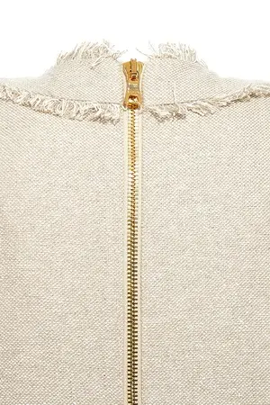 Balmain Logo Button Detailed Dress