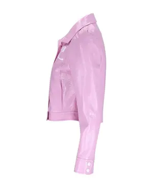 COURREGES Courrèges Vinyl Collared Button-up Jacket