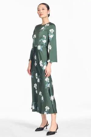 Sachin & Babi Tyra Floral Empire Waist Dress - Forest Flower