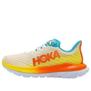 Hoka One One Mach 5 'orange Yellow - Cream/yellow/blue