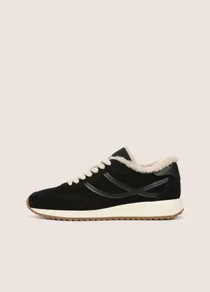 Vince Santa Monica Shearling Sneaker - Black