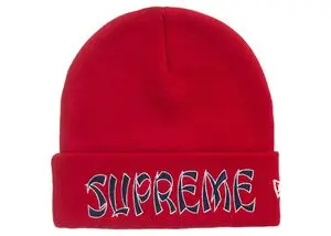 Supreme New Era Action Beanie - Red