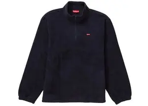Supreme Polartec Half Zip Pullover - Navy Blue