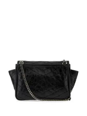 Saint Laurent Niki Chevron-quilted Leather Shoulder Bag