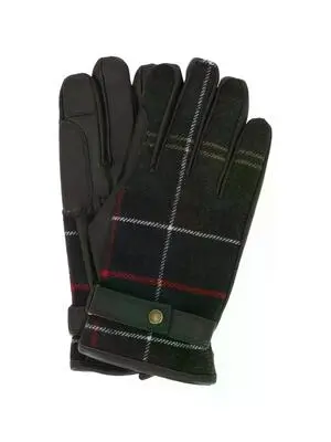 Barbour Newbrough Tartan Gloves - Brown