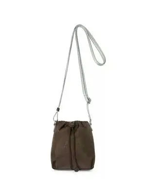 A.p.c. Backstage Drawstring Messenger Bag - Brown