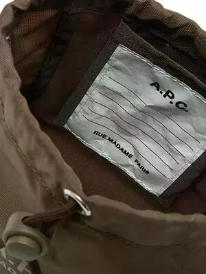 A.p.c. Backstage Drawstring Messenger Bag