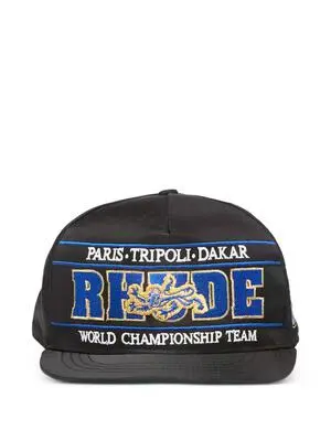 Rhude Logo-embroidered Baseball Cap - Black