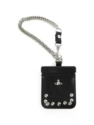 VIVIENNE WESTWOOD Orb-plaque Studded Card Holder