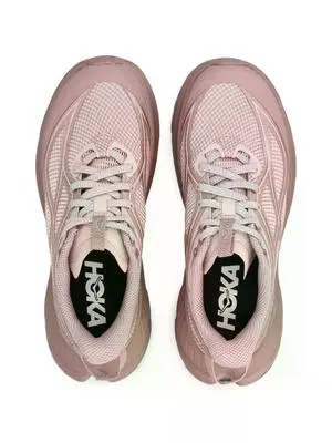 HOKA® Aura Mesh-panelled Chunky-sole Sneakers