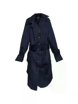 VIVIENNE WESTWOOD Belted Trench Coat - Blue