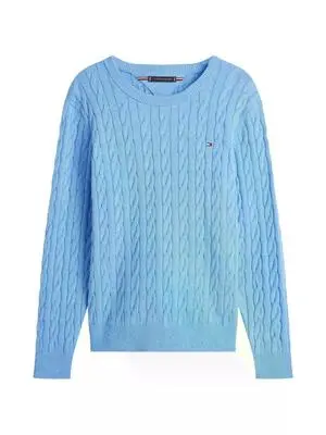 Tommy Hilfiger Cable-knit Cotton Sweater - Blue