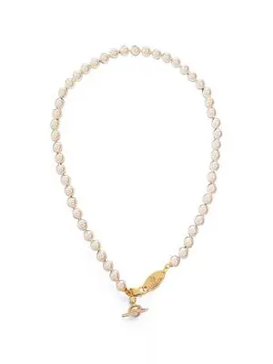 VIVIENNE WESTWOOD Simonetta Orb Necklace - Neutrals