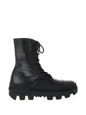 Moncler Carinne Laser-cut Combat Boots