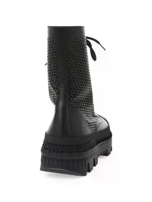 Moncler Carinne Laser-cut Combat Boots