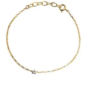KATE KOEL Initial Charm Bracelet