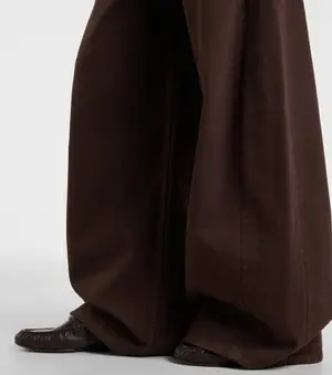 Brunello Cucinelli Monili Wide-leg Jeans - Brown