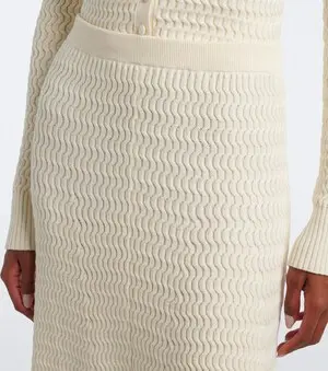 Proenza Schouler Magnolia Knitted Midi Skirt