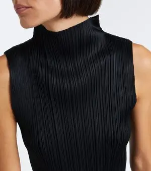 Issey Miyake Sleeveless Top - Black