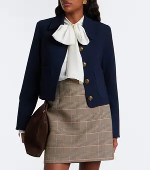 Veronica Beard Turnell Cropped Jacket