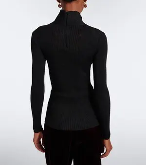 Valentino Garavani Cut-out Lamé Sweater