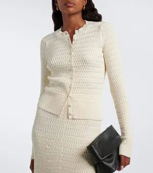 Proenza Schouler Marci Cotton-blend Cardigan
