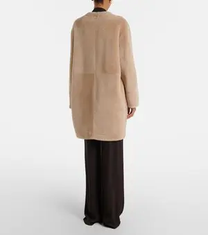 Agnona Shearling Coat