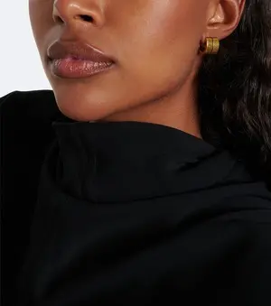 TOTEME Signature -plated Huggie Earrings