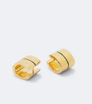 TOTEME Signature -plated Huggie Earrings