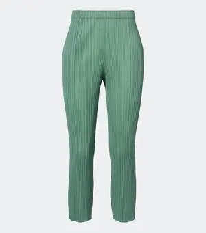 Issey Miyake Monthly Colors: August Pleated Slim Pants