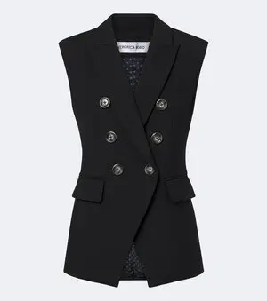 Veronica Beard Miller Double-breasted Vest