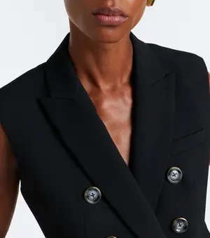 Veronica Beard Miller Double-breasted Vest