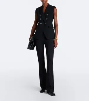 Veronica Beard Miller Double-breasted Vest