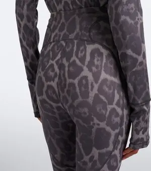 Adidas By Stella McCartney Truepurpose Leopard-print Leggings