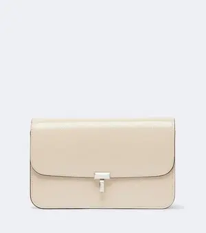 TOTEME T-lock Patent Leather Crossbody Bag