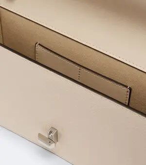 TOTEME T-lock Patent Leather Crossbody Bag