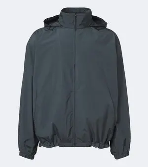 THE ROW Vernus Striped Blouson Jacket - Blue