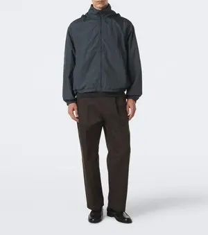 THE ROW Vernus Striped Blouson Jacket