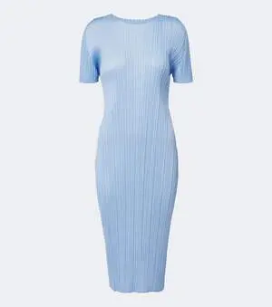 Issey Miyake Light Midi Dress - Blue