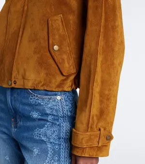 Veronica Beard Bateman Suede Jacket